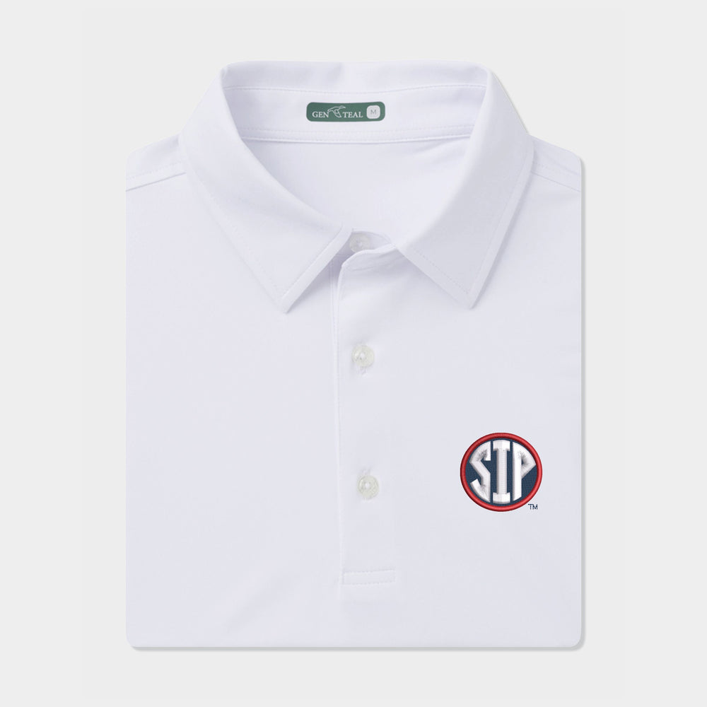 Ole Miss SIP Solid Performance Polo | GenTeal Mens Apparel