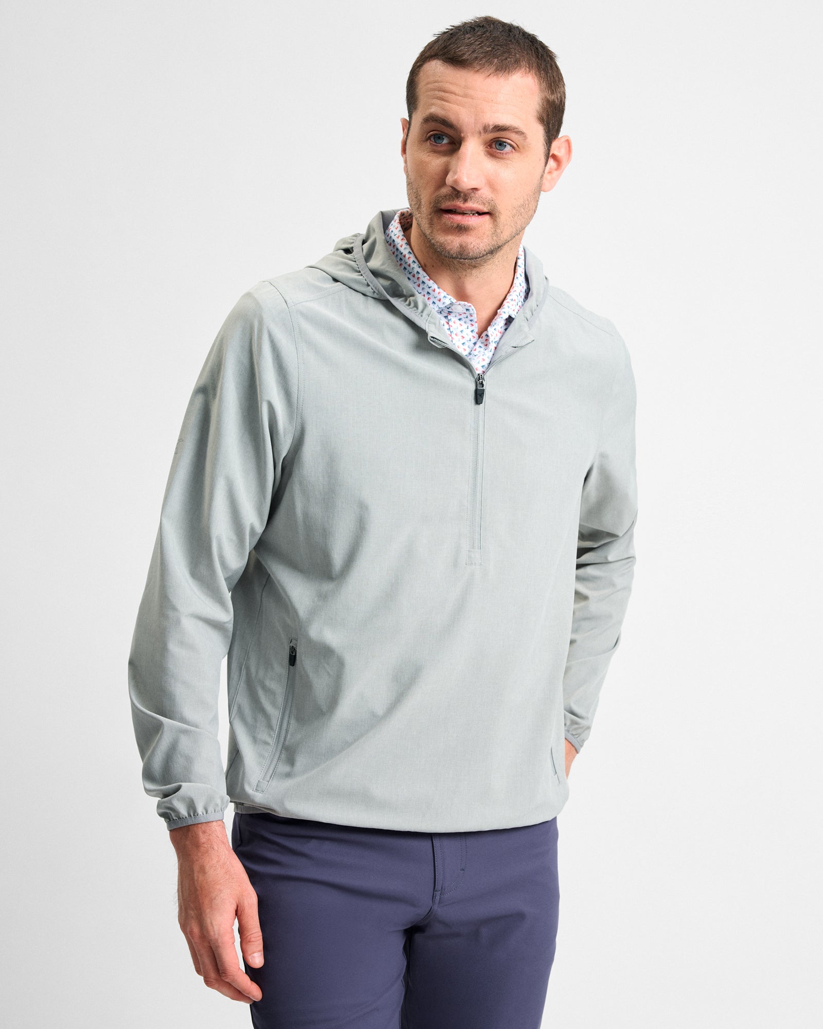 Mens Capetown Half-Zip Shell Jacket | GenTeal Mens Apparel