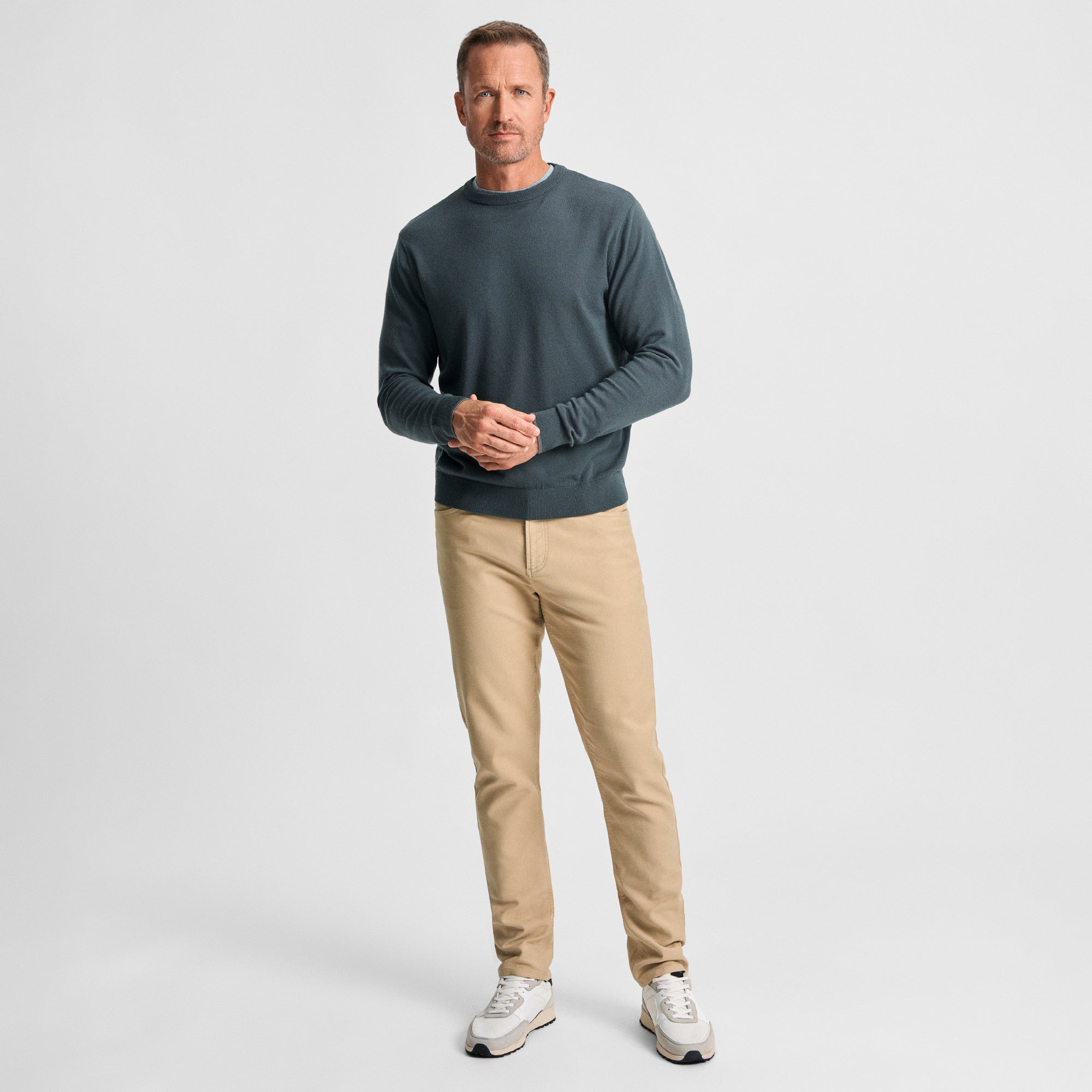 Graphite Mattson Crewneck | GenTeal Men's Apparel